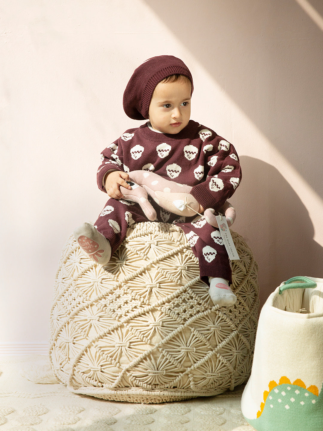 Unisex 100% Organic Cotton Brown Nuts Printed Cord Set for baby – The ...